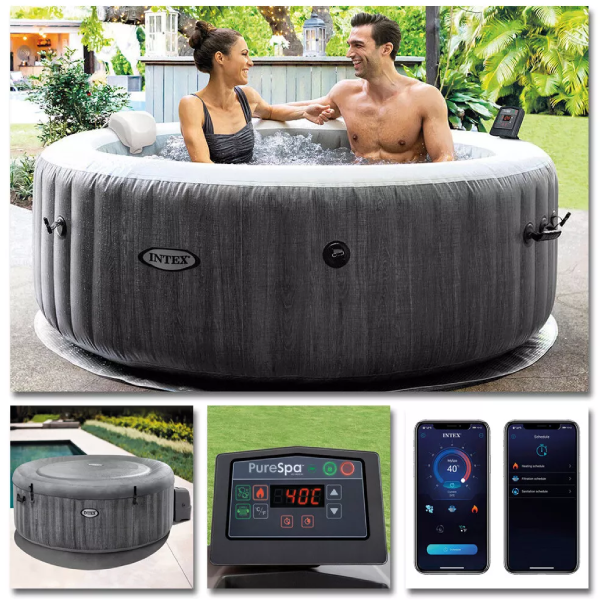 INTEX 28440 - გასაბერი ჯაკუზი 196x196x71 - Gardex